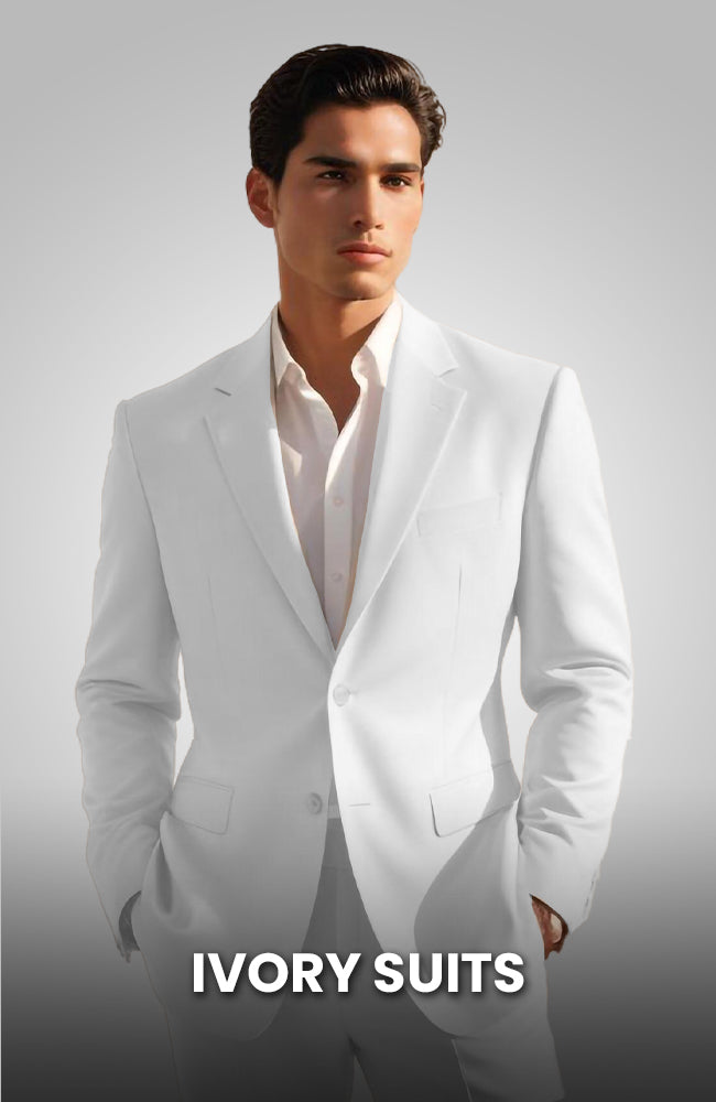 Ivory Suit for Men - Emensuits