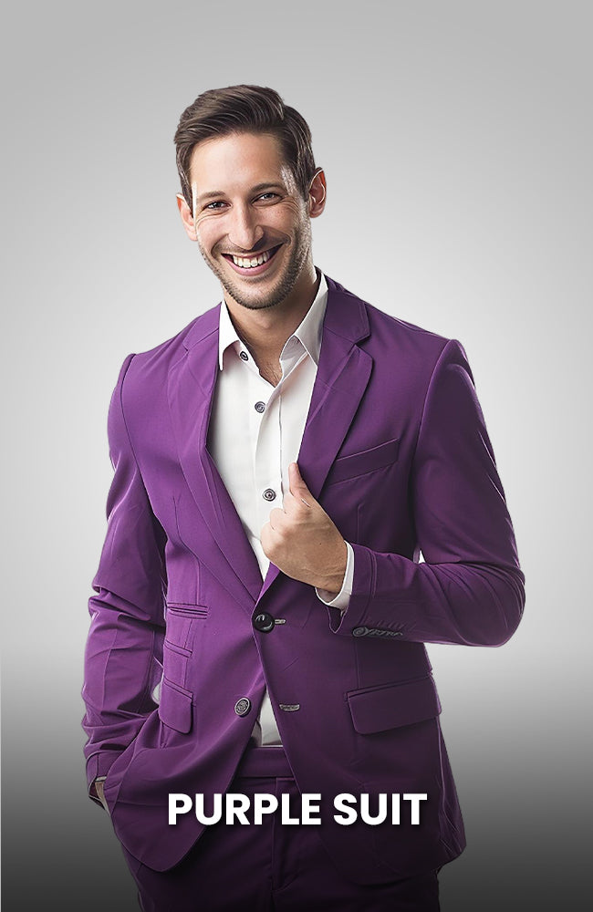 Purple Suits for Men (Unique Colors & Fits) - Emensuits