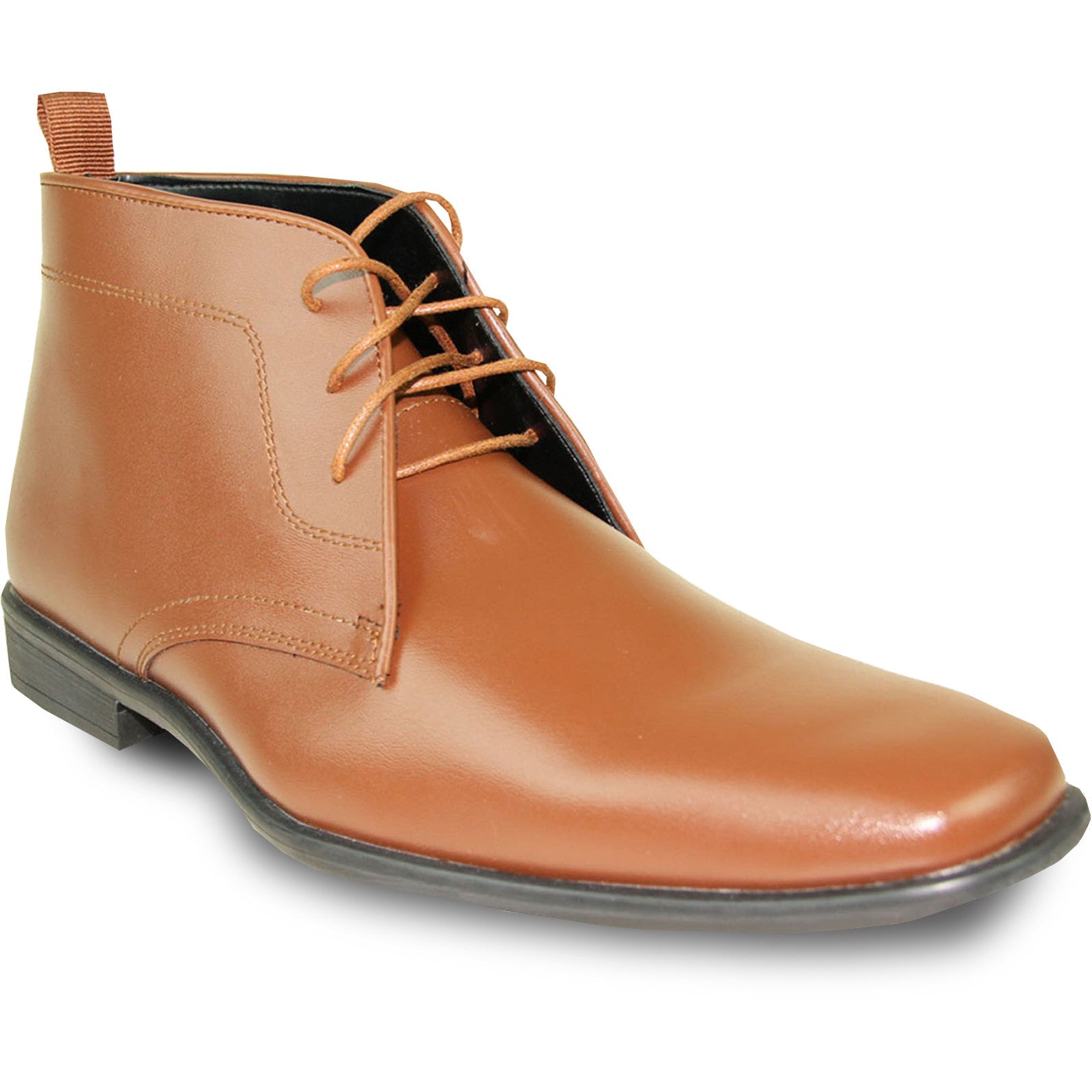 6.5M "Brown Men's Formal Ankle Boot for Prom 2025 & Wedding Events"