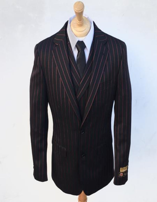 Black and Red Suits for Men - Emensuits