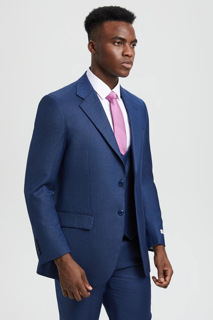 38 Cheap Priced Suit - Men's Two Button Vested Stacy Adams Designer ...