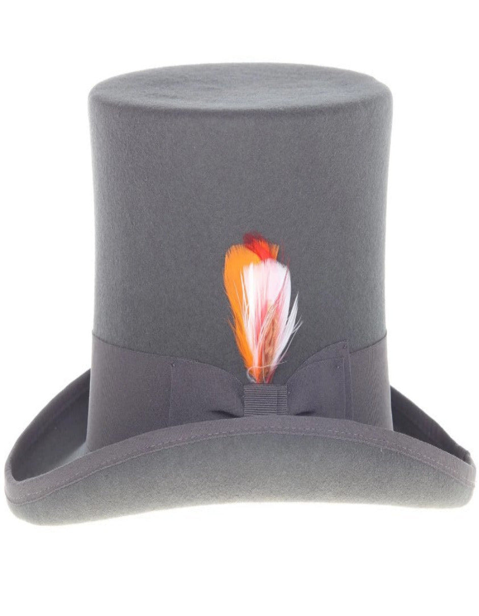 S Charcoal Grey Dress Hat 1920s Fedora Style - Men's Tall 100% Wool ...