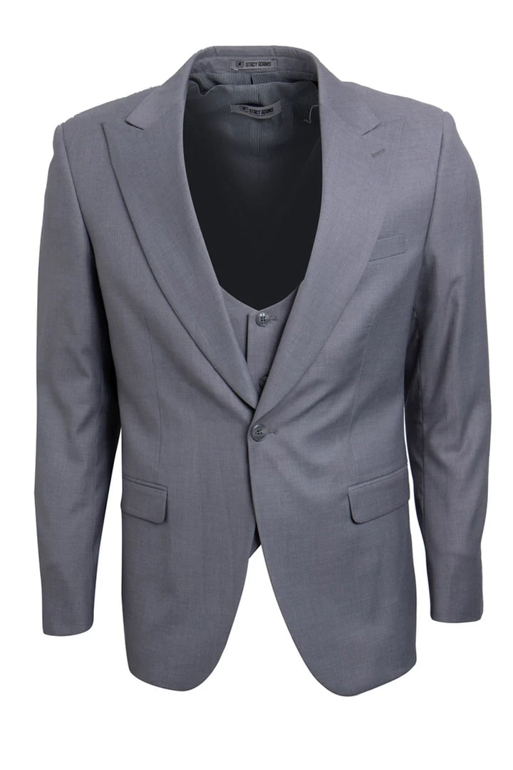 38 Cheap priced Suit - Men's Vested One Button Peak Lapel Stacy Adams ...