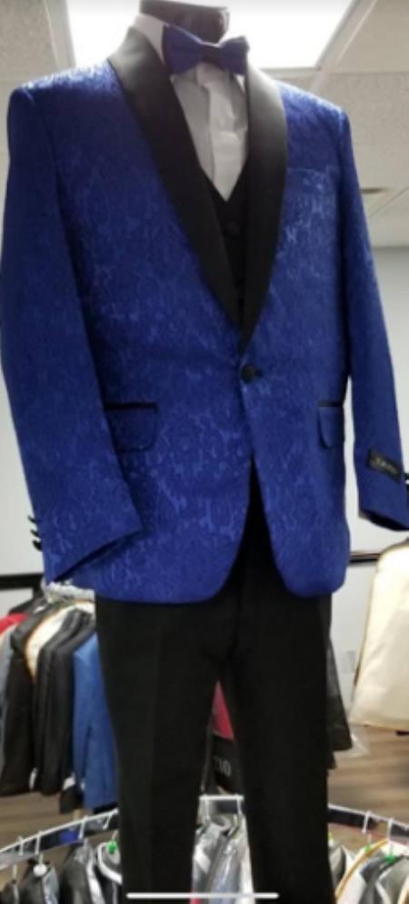 44 Mens Suits Royal Blue