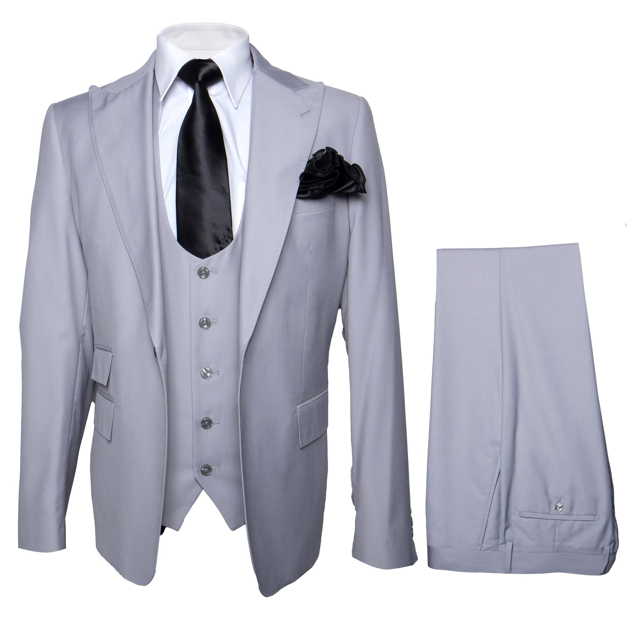 34R ROSSI MAN SLIM FIT 3 PIECE SUIT SYDNEY II RM1204