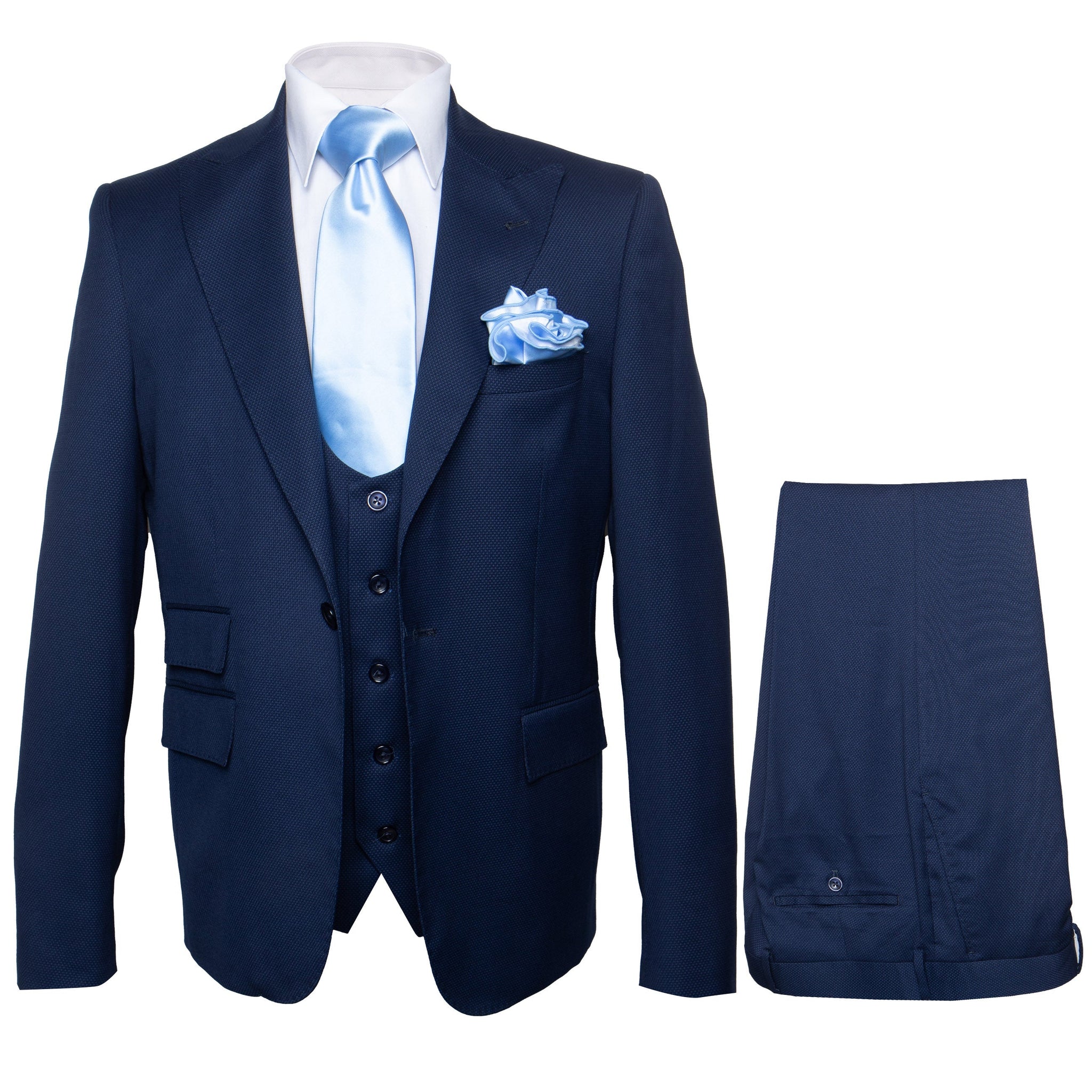 34R ROSSI MAN SLIM FIT 3 PIECE SUIT SYDNEY II RM1311