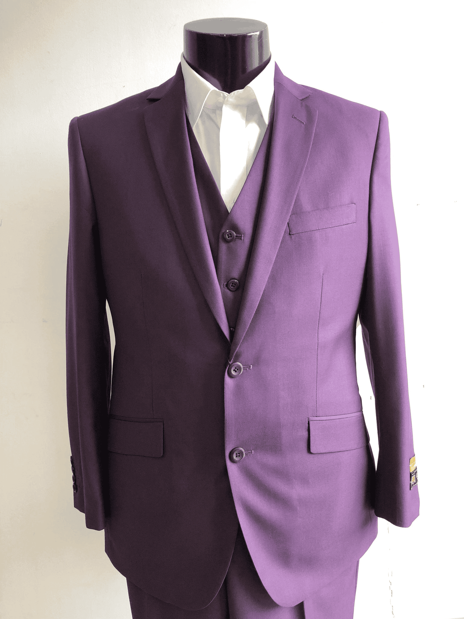 36S Purple Budget Suits - Affordable Mens Suit