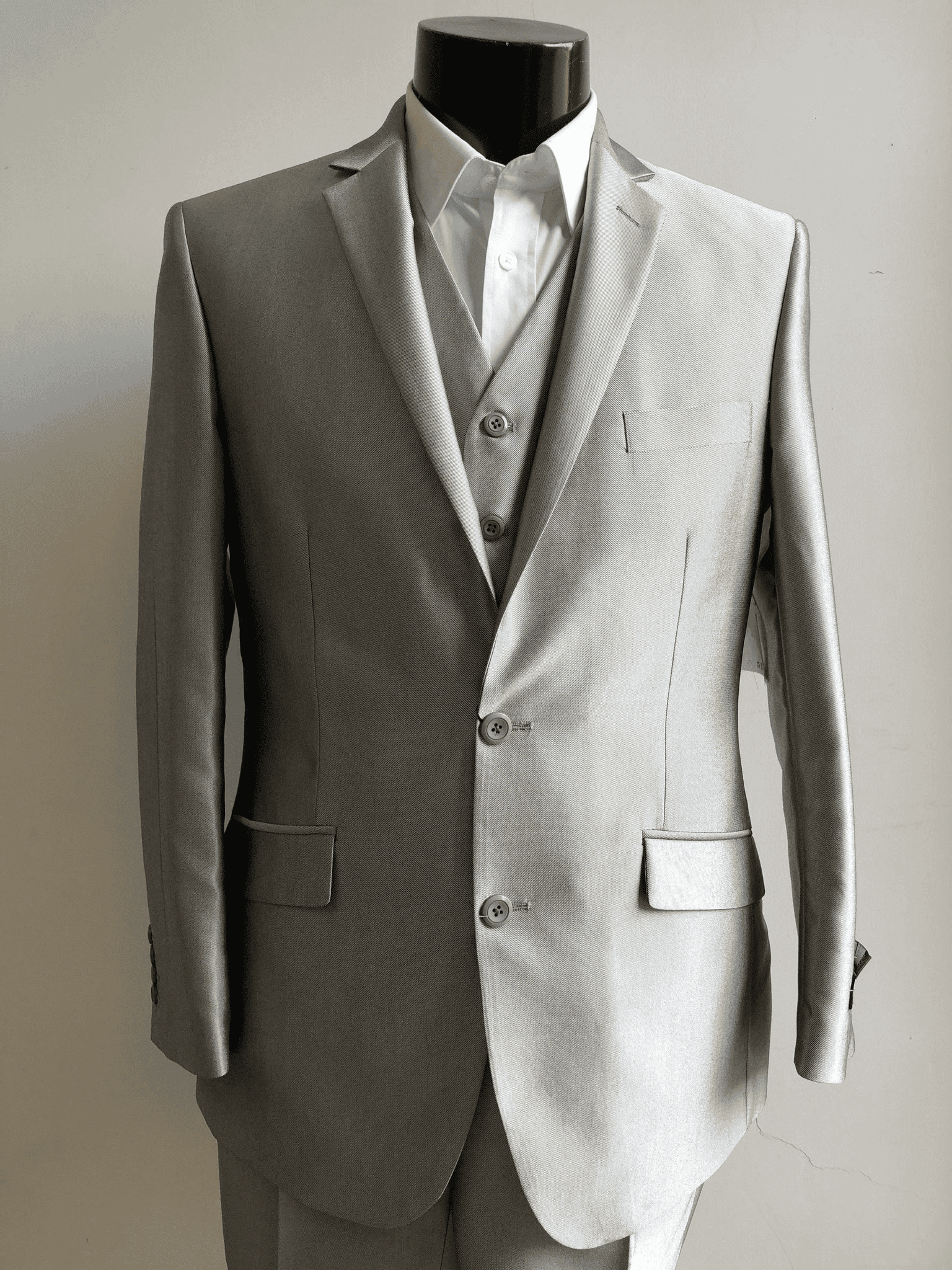 36S Gray Budget Suits - Affordable Mens Suits