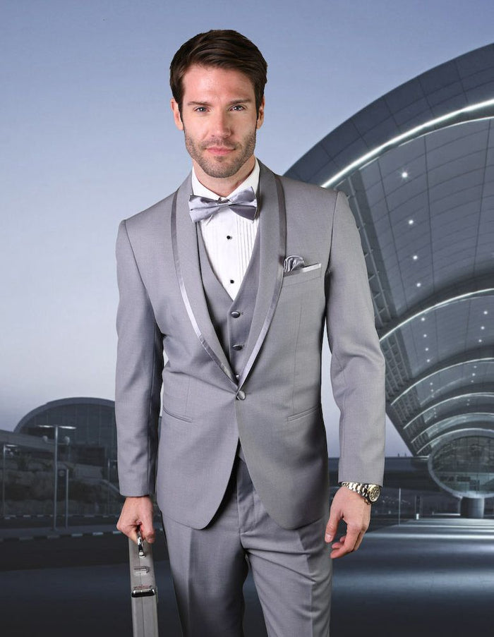 42 Men's 4 Piece Suit with Tone on Tone Lining Stylish & Professional