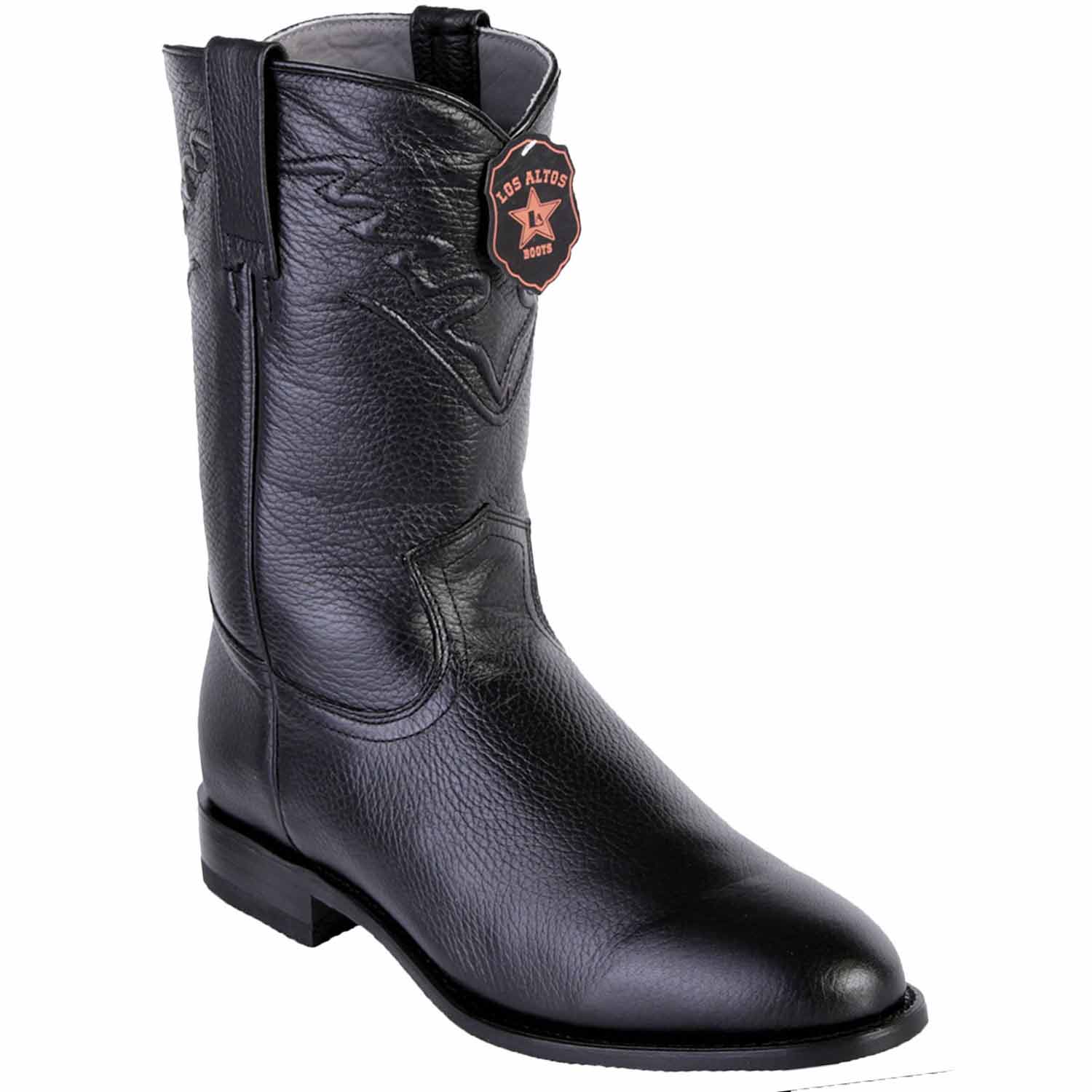 6 Men's Los Altos Original Elk Roper Toe Boots 8051