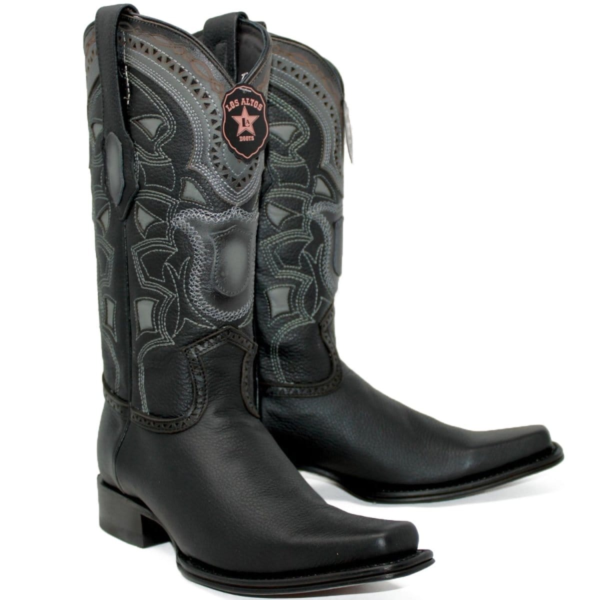 6 Men's Los Altos Genuine Leather European Square Toe Boots 7627