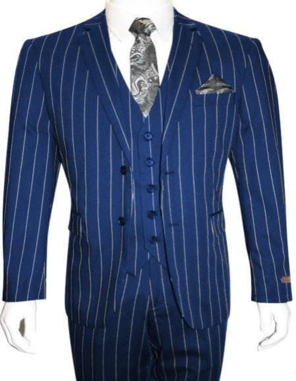 36R Navy Groomsmen Suits - wedding Suit