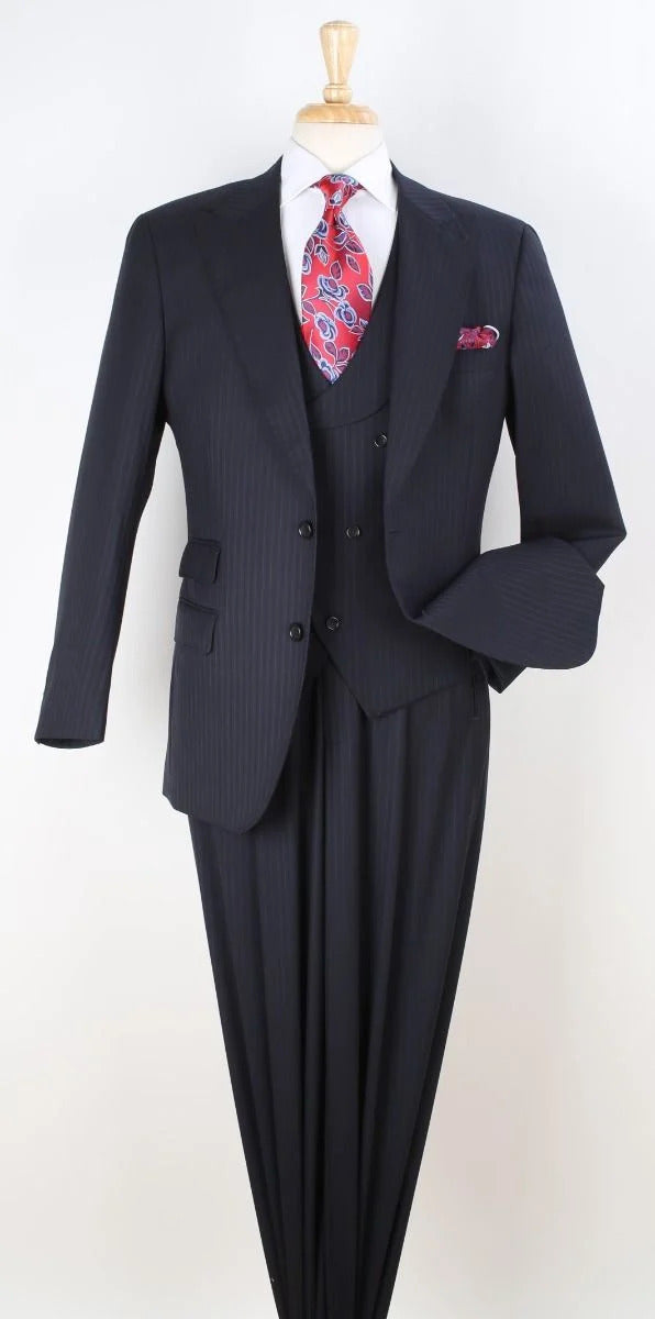 Big and Tall Business Suits - Suits For Big Man - Large Men's Gray Ves