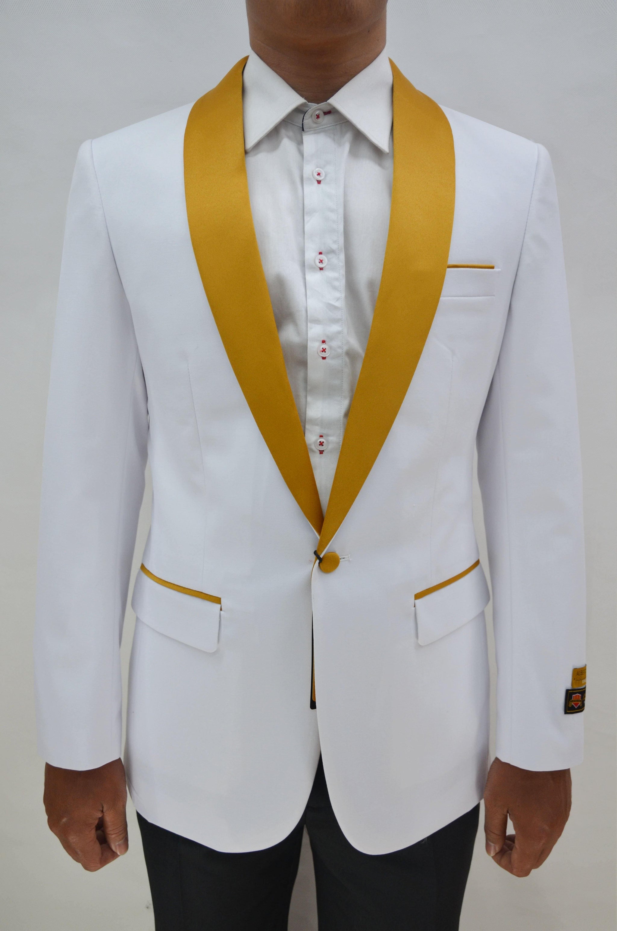 XS White Groomsmen Suits suit