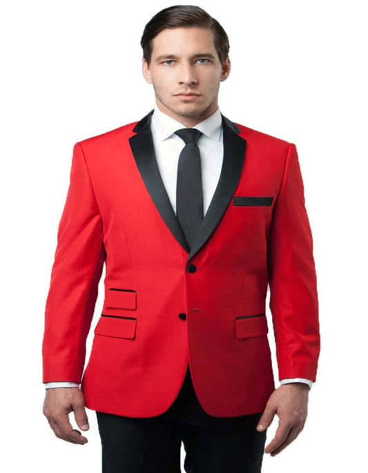 Black and Red Suits for Men - Emensuits