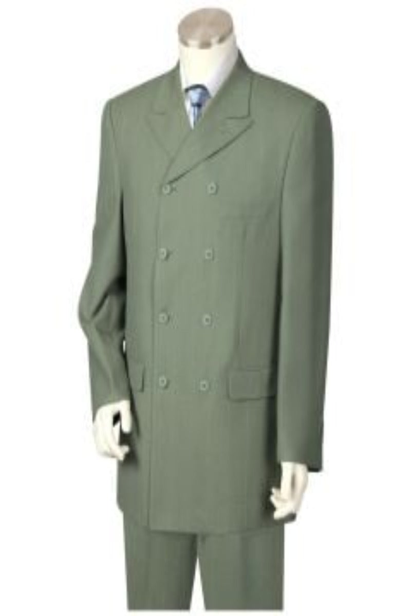 38 Canto 8-Button Double Breasted Men's 3-Piece Fashion Suit