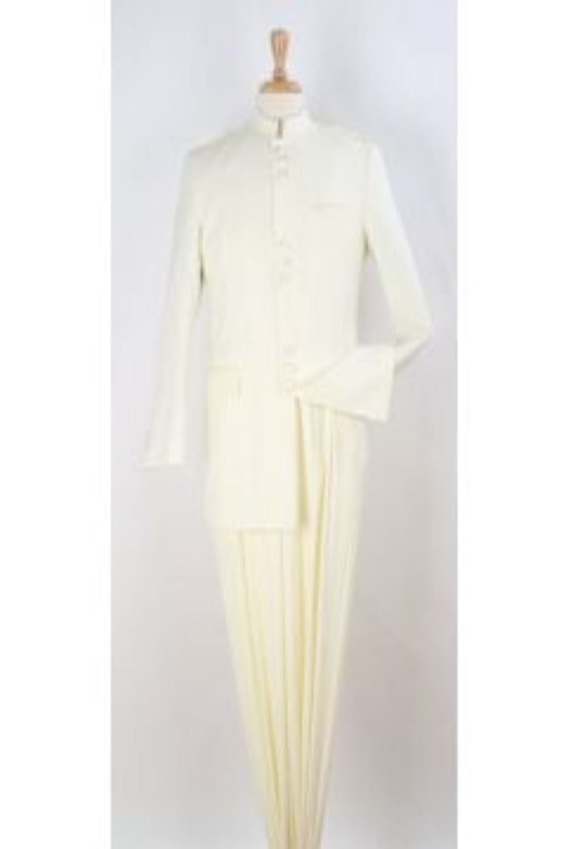 38 Apollo King Men's 2 Piece Nehru Suit with Mandarin Collar